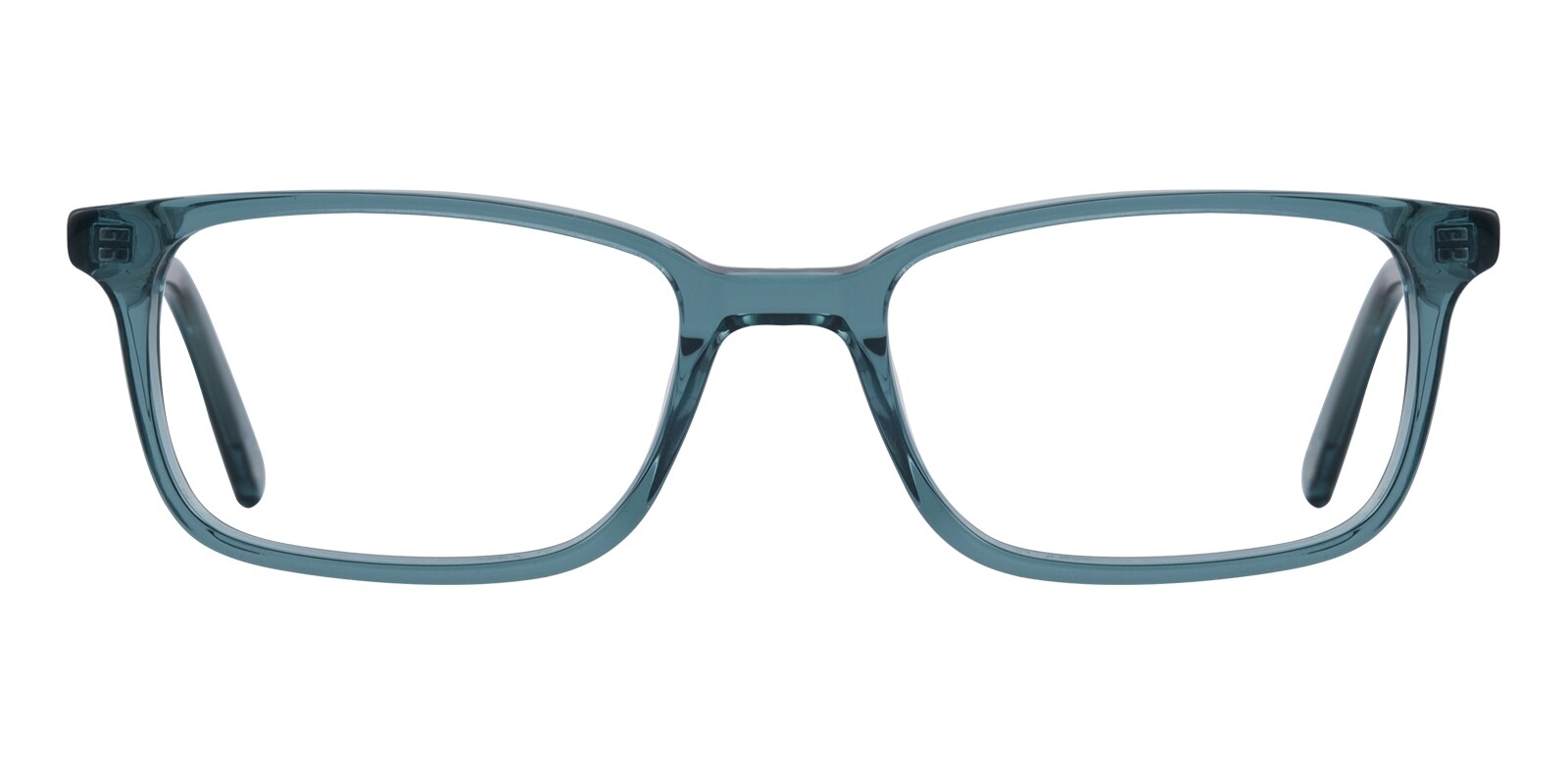 Union Rectangle Cyan Full-Frame Acetate Eyeglasses | GlassesShop