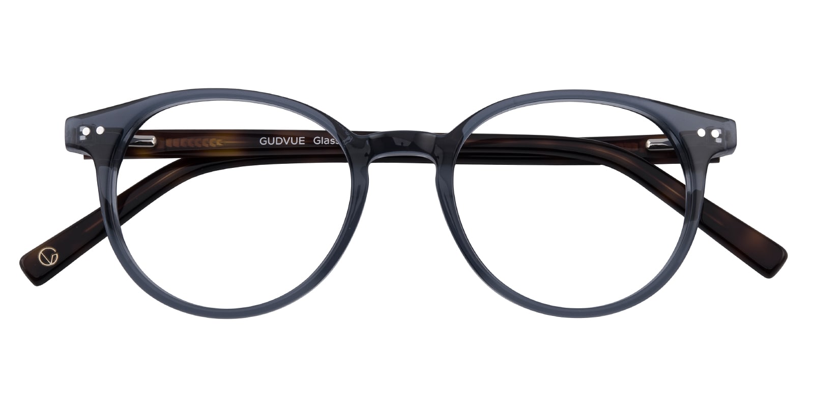 Morning Round - Light Blue/Tortoise Eyeglasses