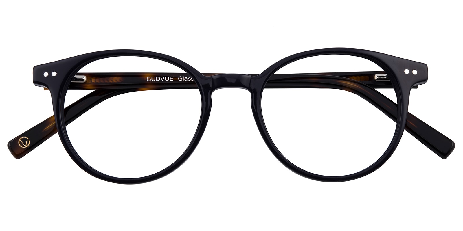 Morning Round - Dark Blue/Tortoise Eyeglasses
