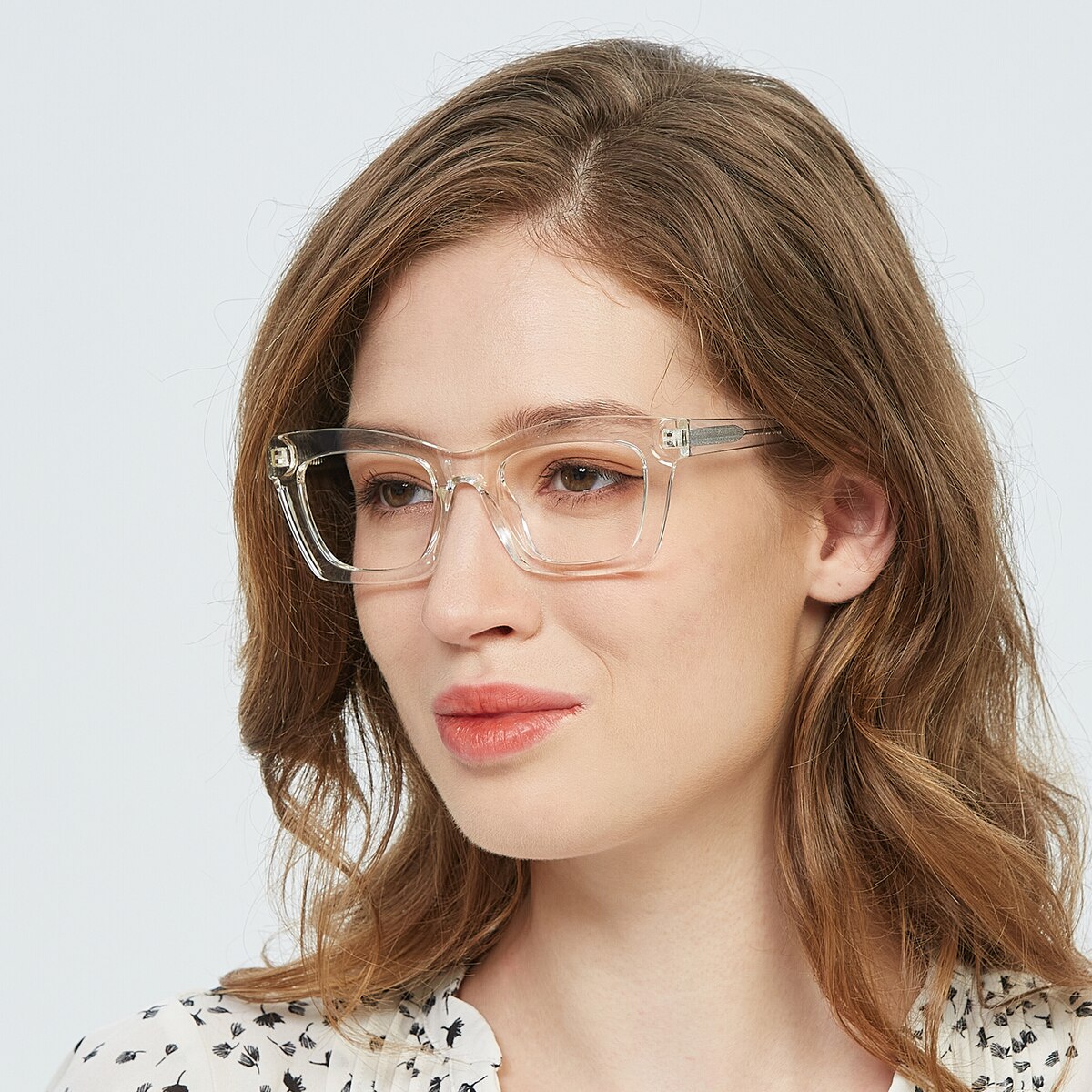 Cornelia Cat Eye Crystal Full-Frame TR90 Eyeglasses | GlassesShop