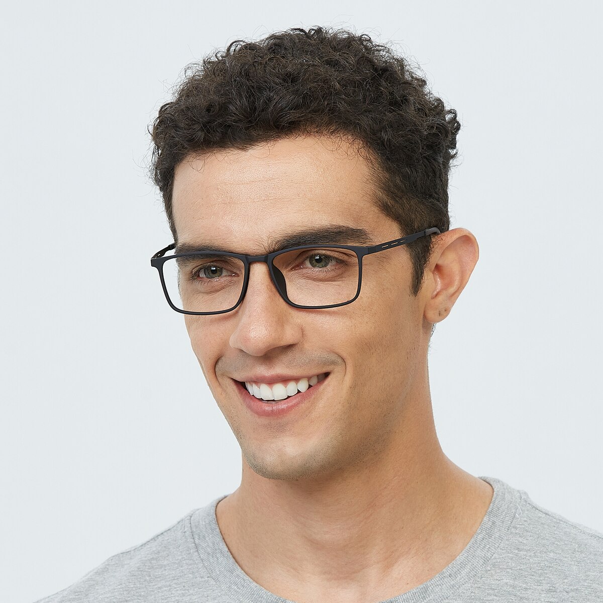 Jodian Rectangle - Black Eyeglasses