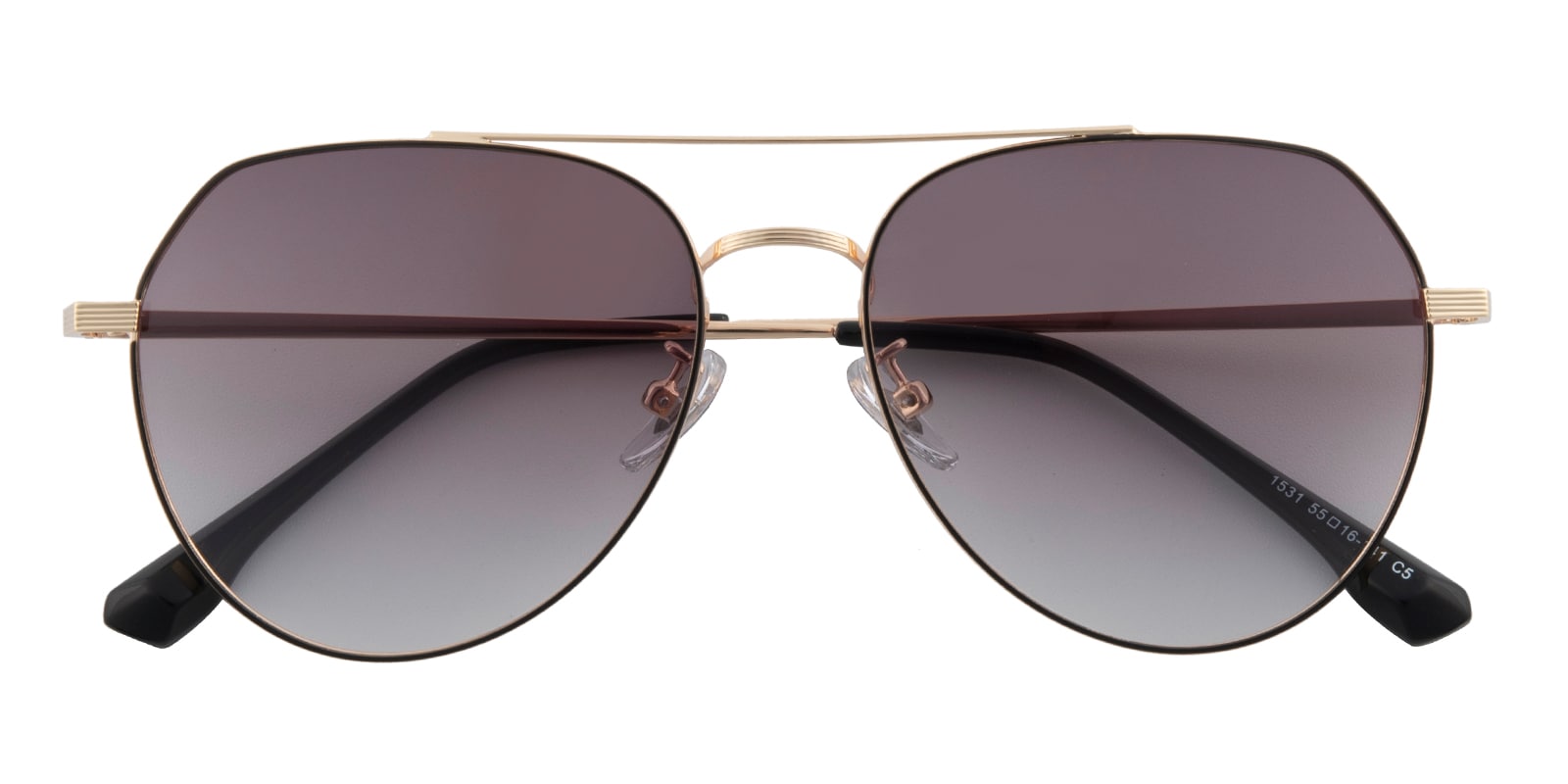 Topeka Aviator - Golden/Black Eyeglasses