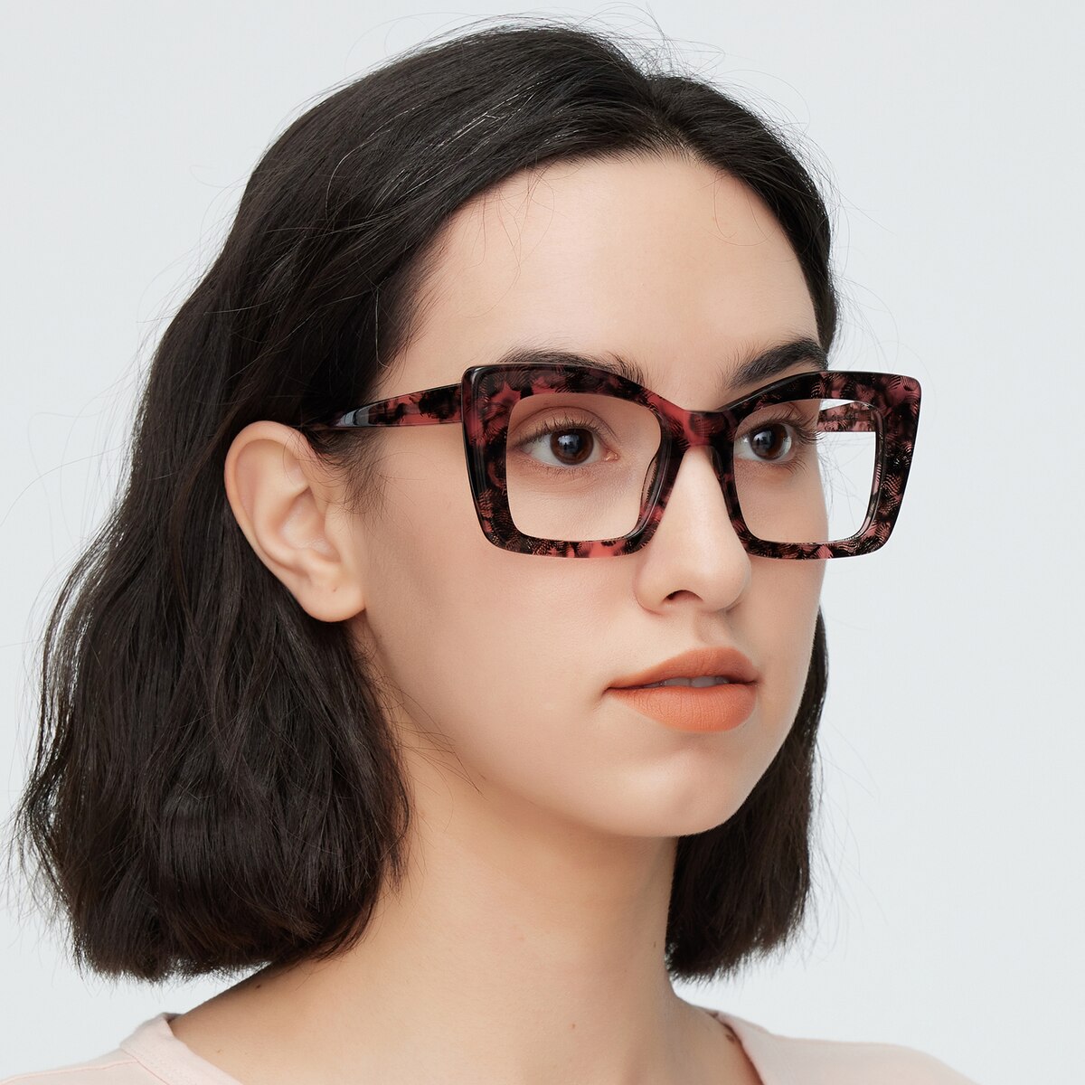 Lina Cat Eye - Floral Eyeglasses