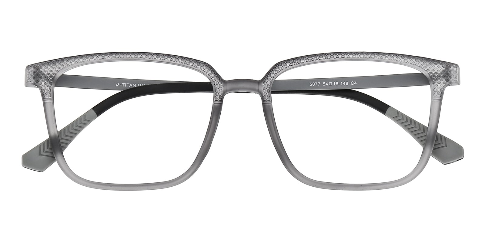 Gerald Square - Gray Eyeglasses