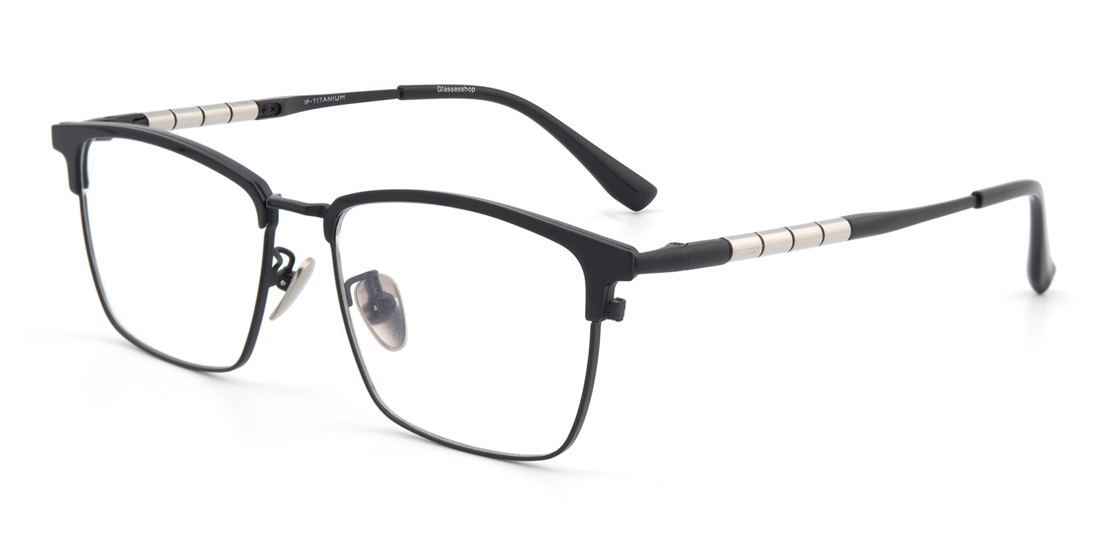 Humphr Rectangle - Black Eyeglasses