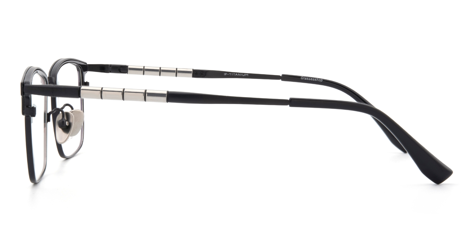 Humphr Rectangle - Black Eyeglasses