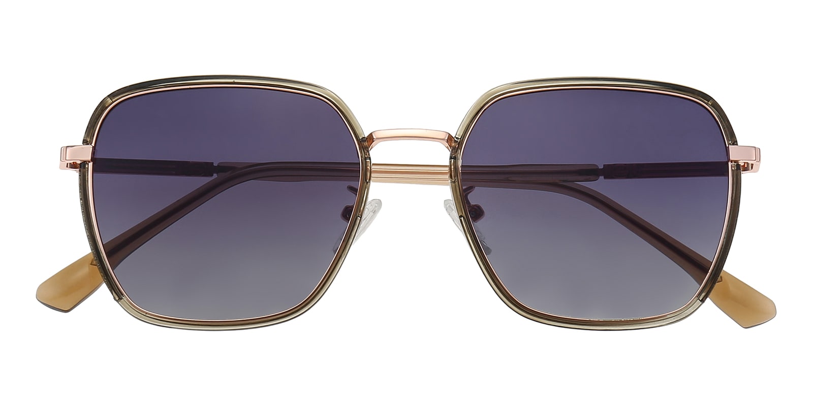 Camille Square - Green Envy Eyeglasses