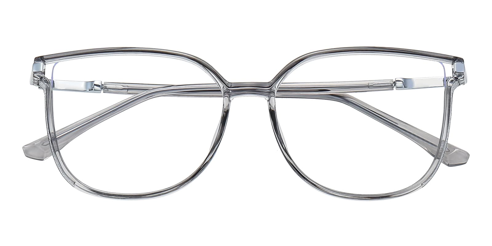 Coral Cat Eye Gray Eyeglasses | Glassesshop