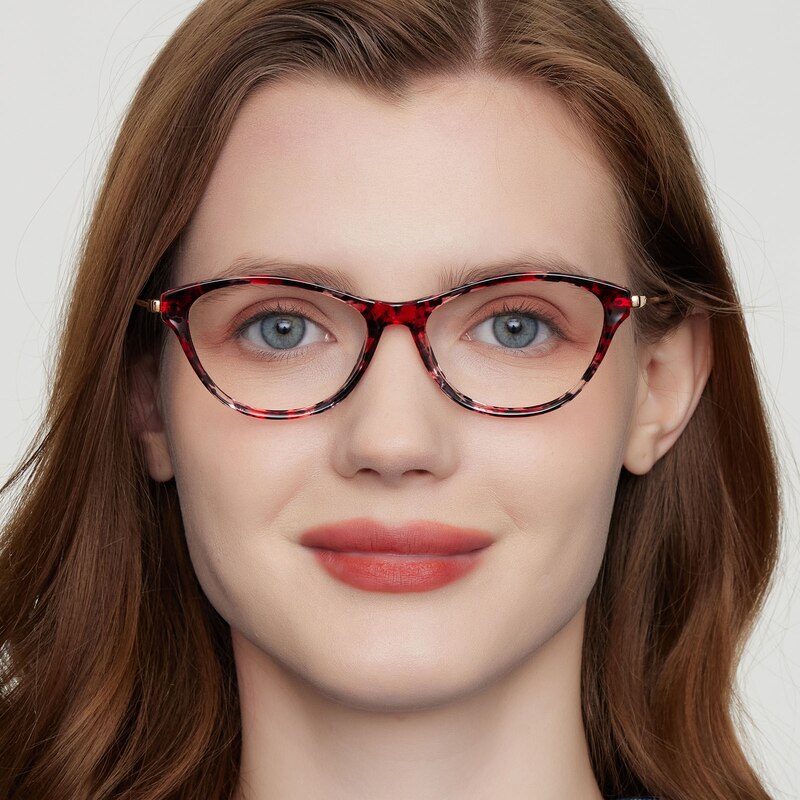 Rebecca Cat Eye - Floral Eyeglasses
