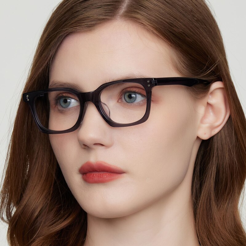 Placerville Rectangle - Gray Eyeglasses