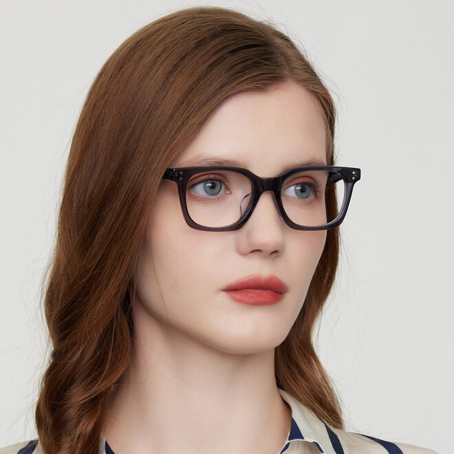 Placerville Rectangle - Gray Eyeglasses