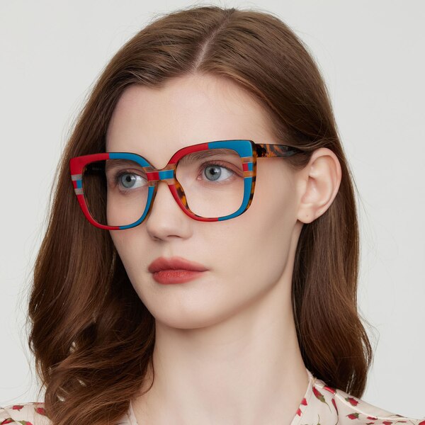 Maximilian Cat Eye - Multicolor Eyeglasses