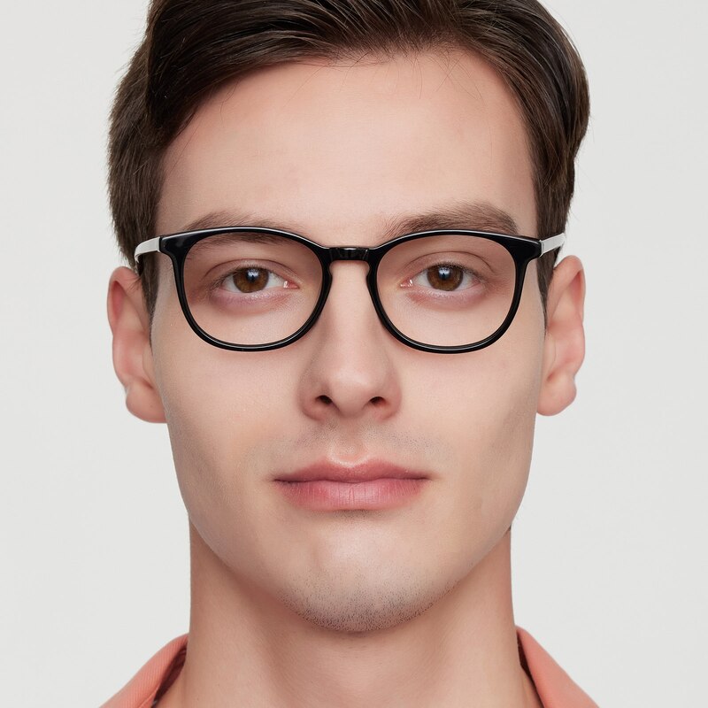Salem Round Black Eyeglasses