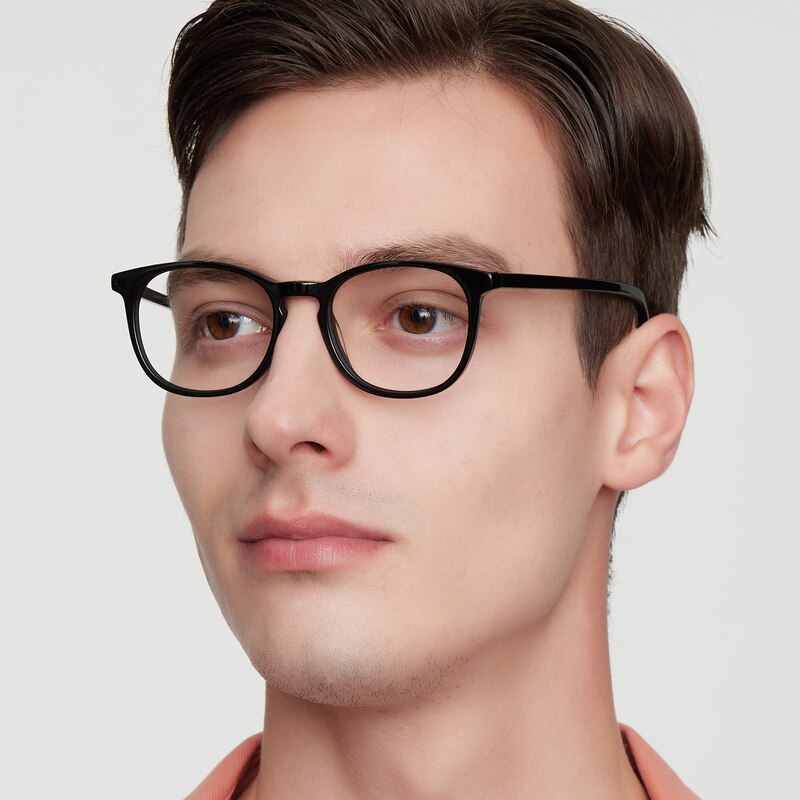 Salem Round - Black Eyeglasses