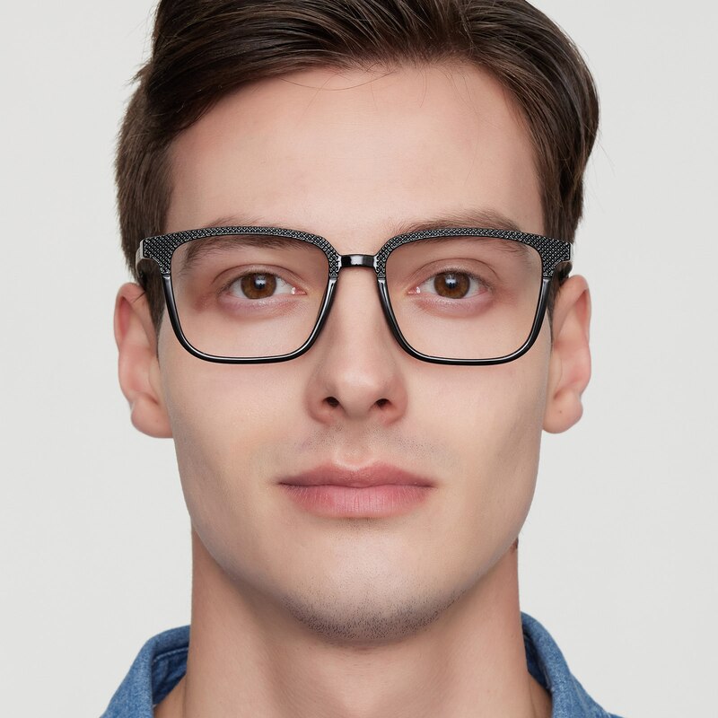Gerald Square - Black Eyeglasses