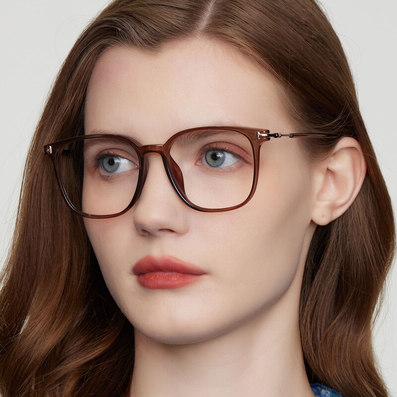 Equality Square - Brown Eyeglasses