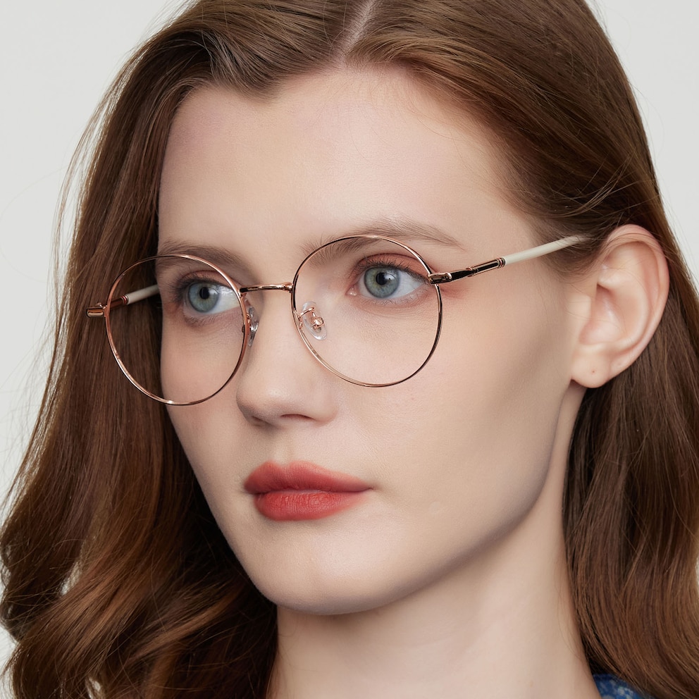 Traverse Round - Rose Gold Eyeglasses