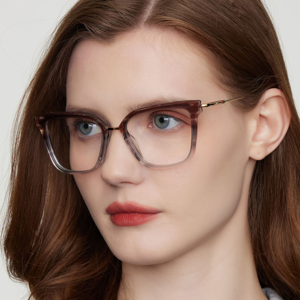 Carol Multicolor Eyeglasses Cat Eye