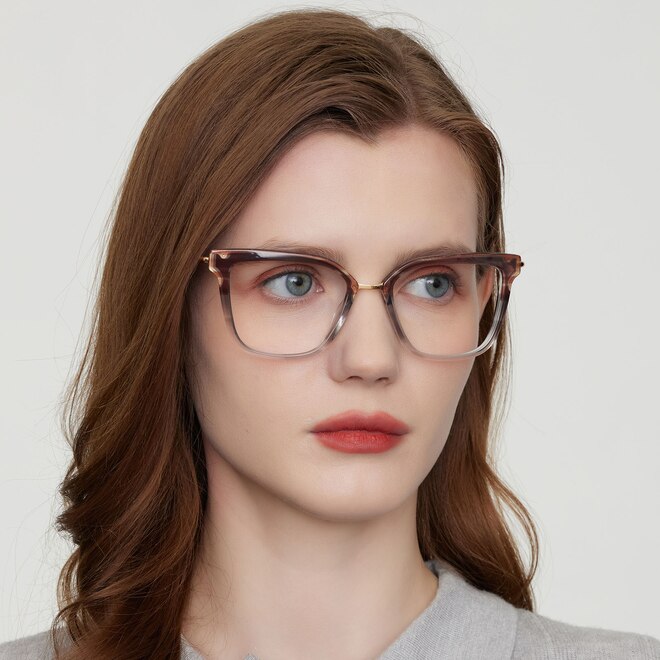 Carol Multicolor Eyeglasses Cat Eye
