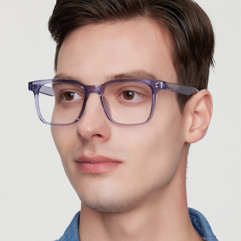 Roderick Square - Blue Eyeglasses