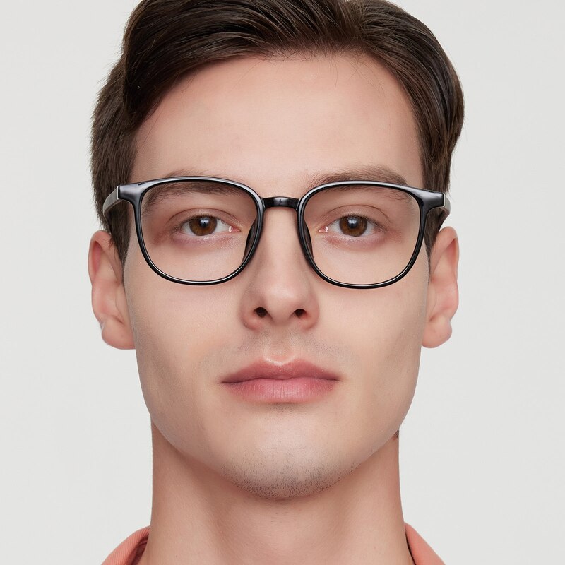 Defender Square - Black Eyeglasses
