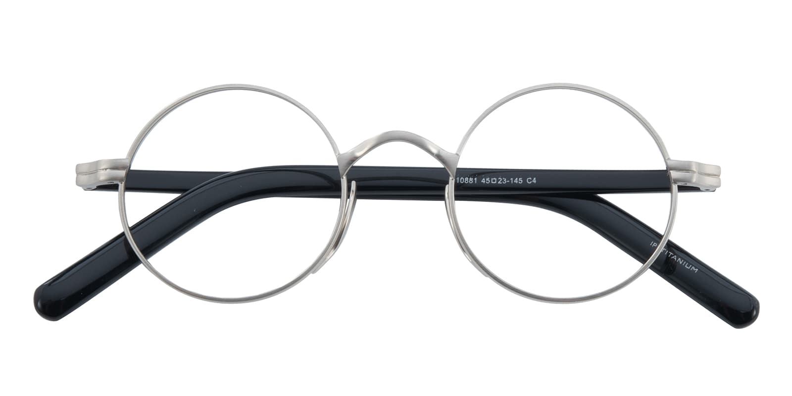 Harold Round Silver Eyeglasses | Glassesshop