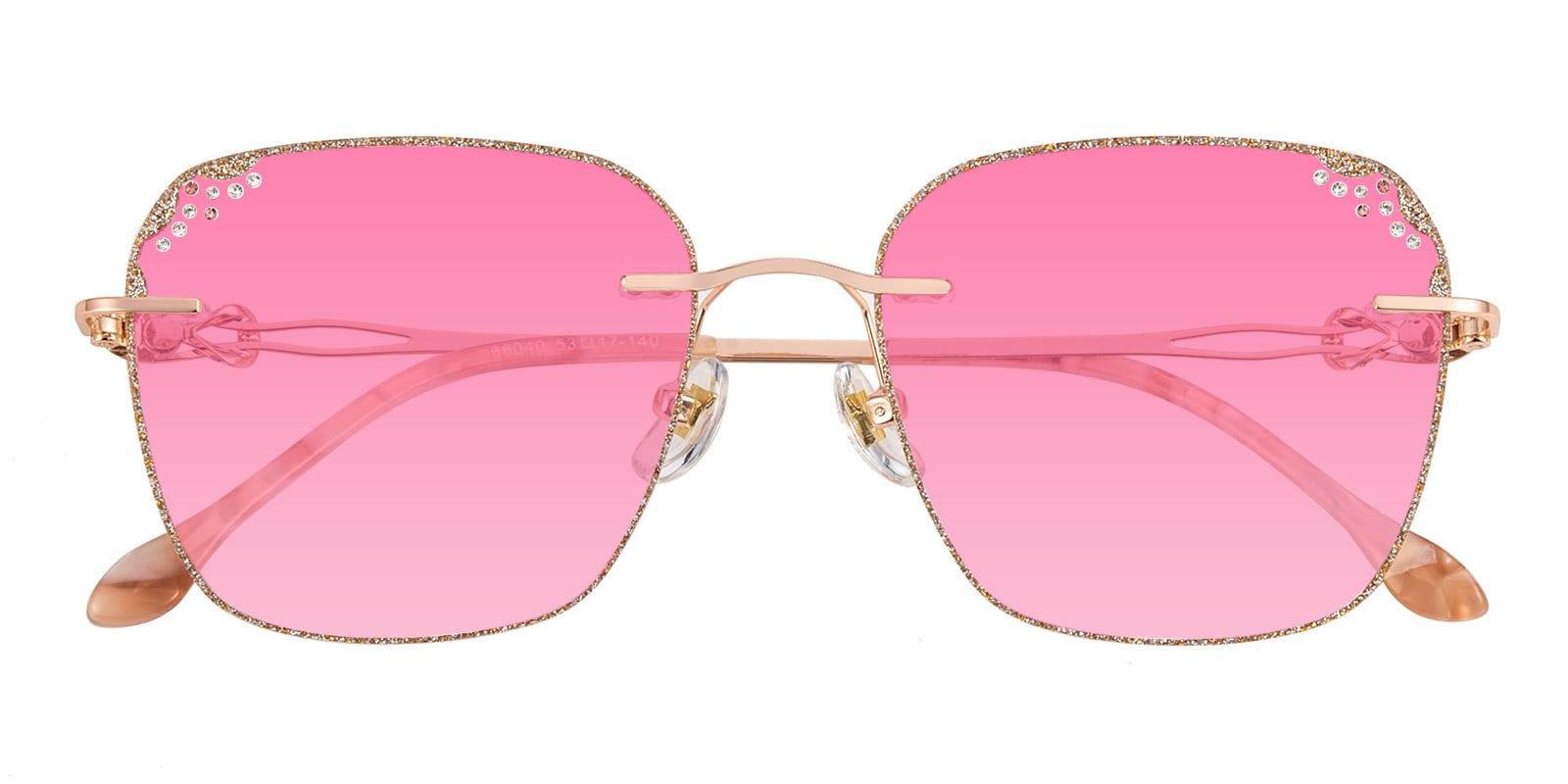 Prudence Polygon - Rose Gold Eyeglasses