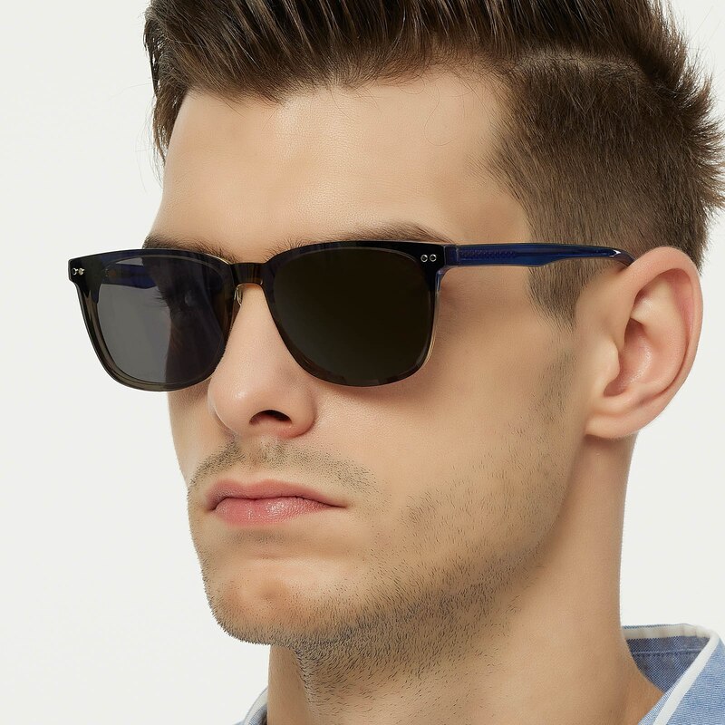 Palm Rectangle - Light Orange Eyeglasses