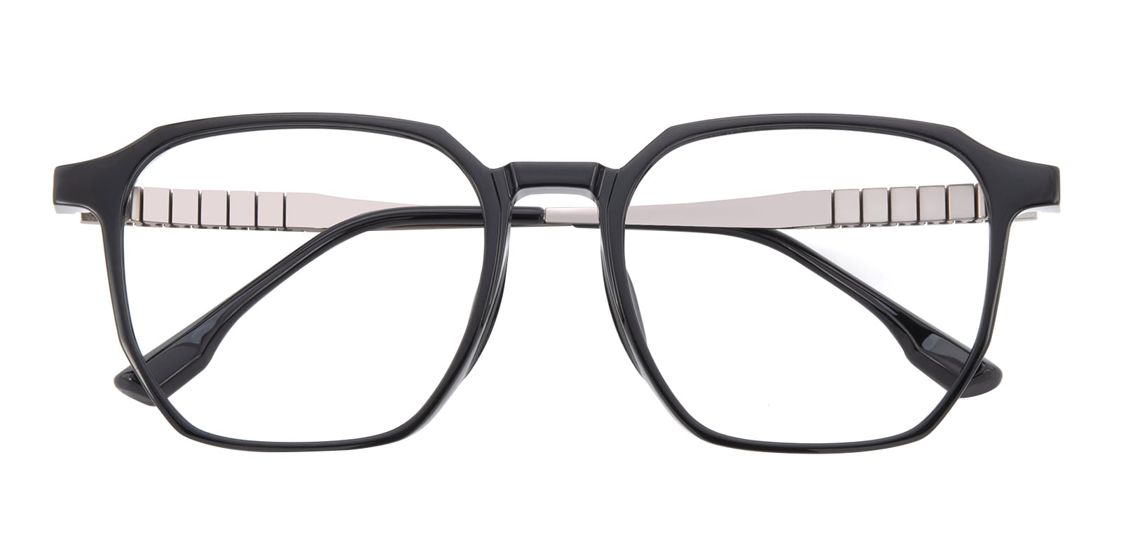 Naples Polygon Black Eyeglasses | Glassesshop