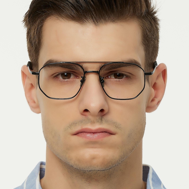 Marshall Aviator - Black Eyeglasses