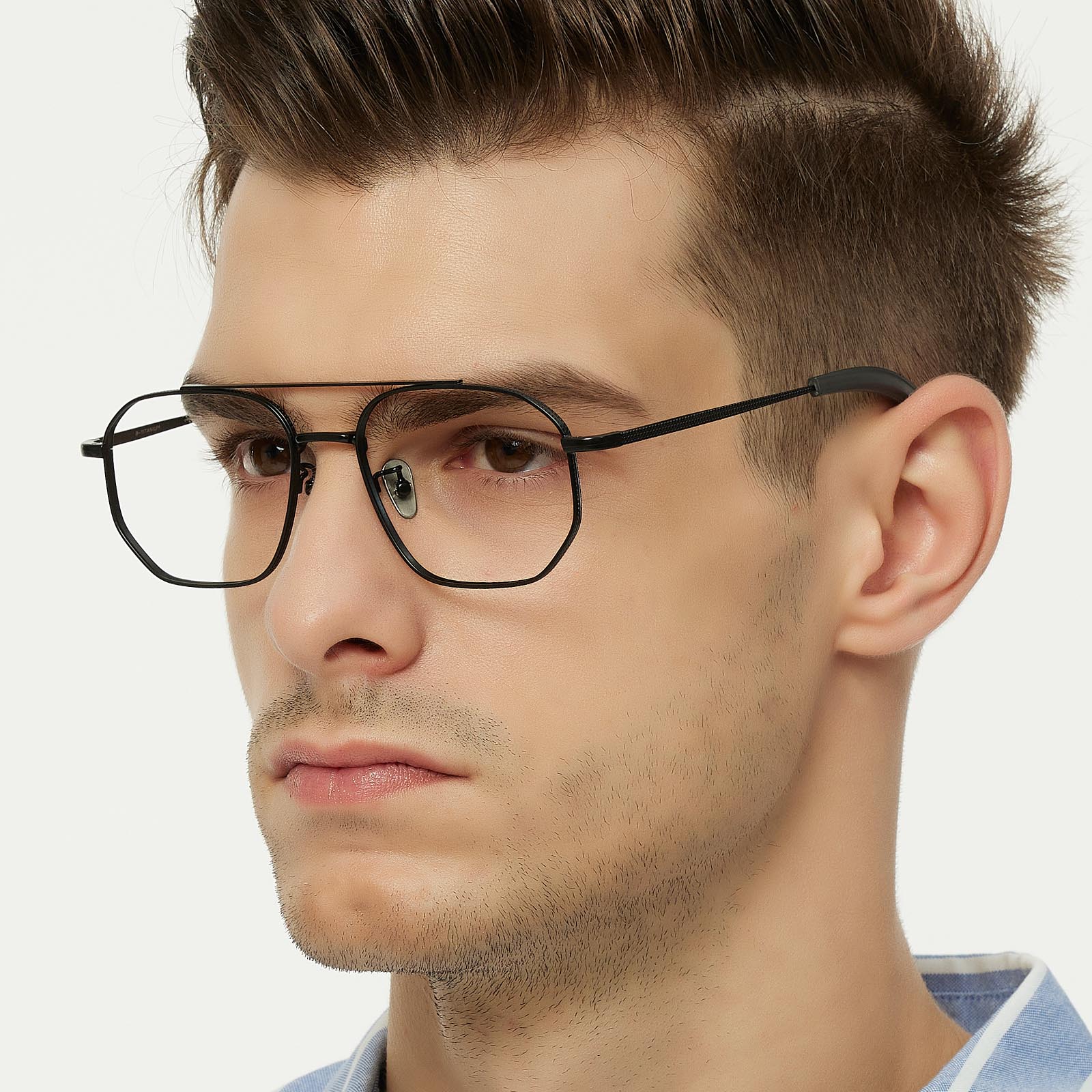 Marshall Aviator - Black Eyeglasses