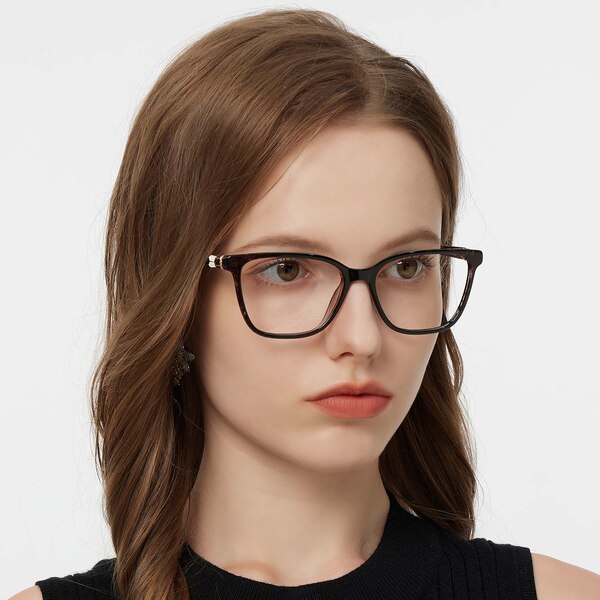 Hilary Cat Eye - Black Eyeglasses