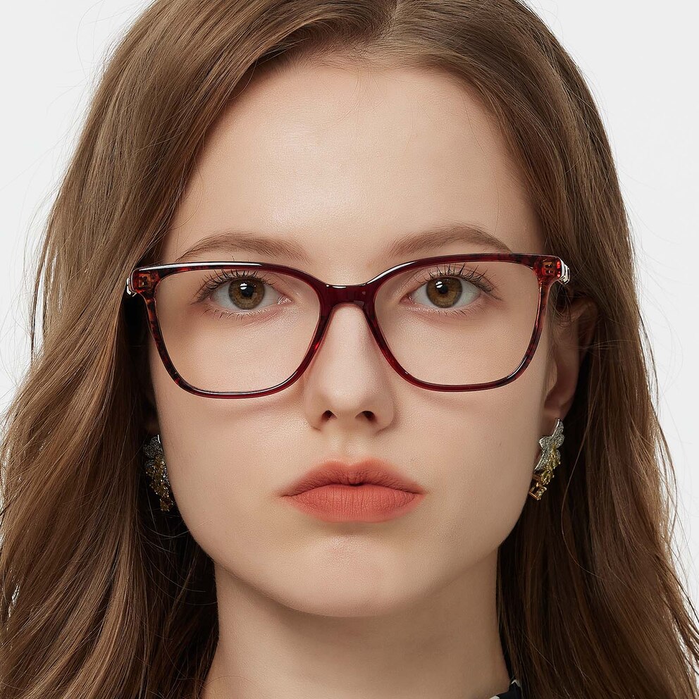 Hilary Cat Eye - Red Eyeglasses
