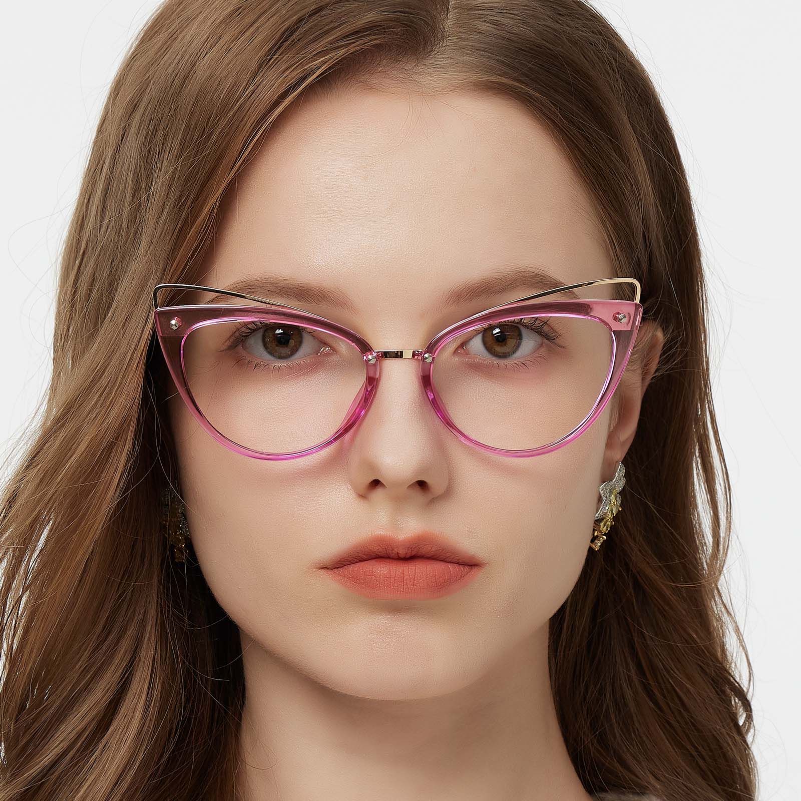 Bridget Cat Eye - Purple Eyeglasses