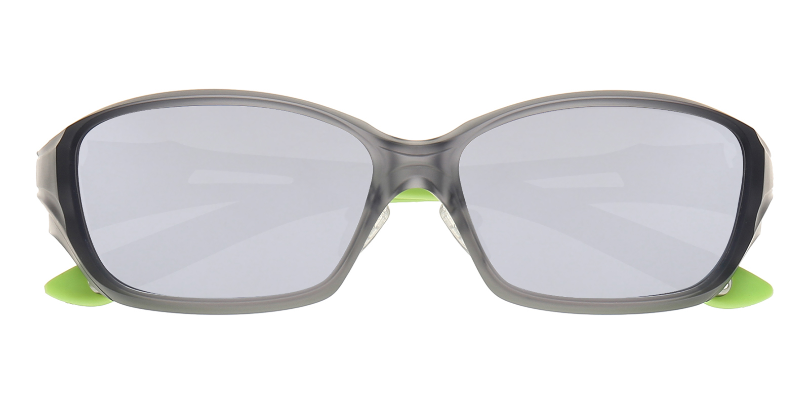 Iowa Rectangle - Green Eyeglasses