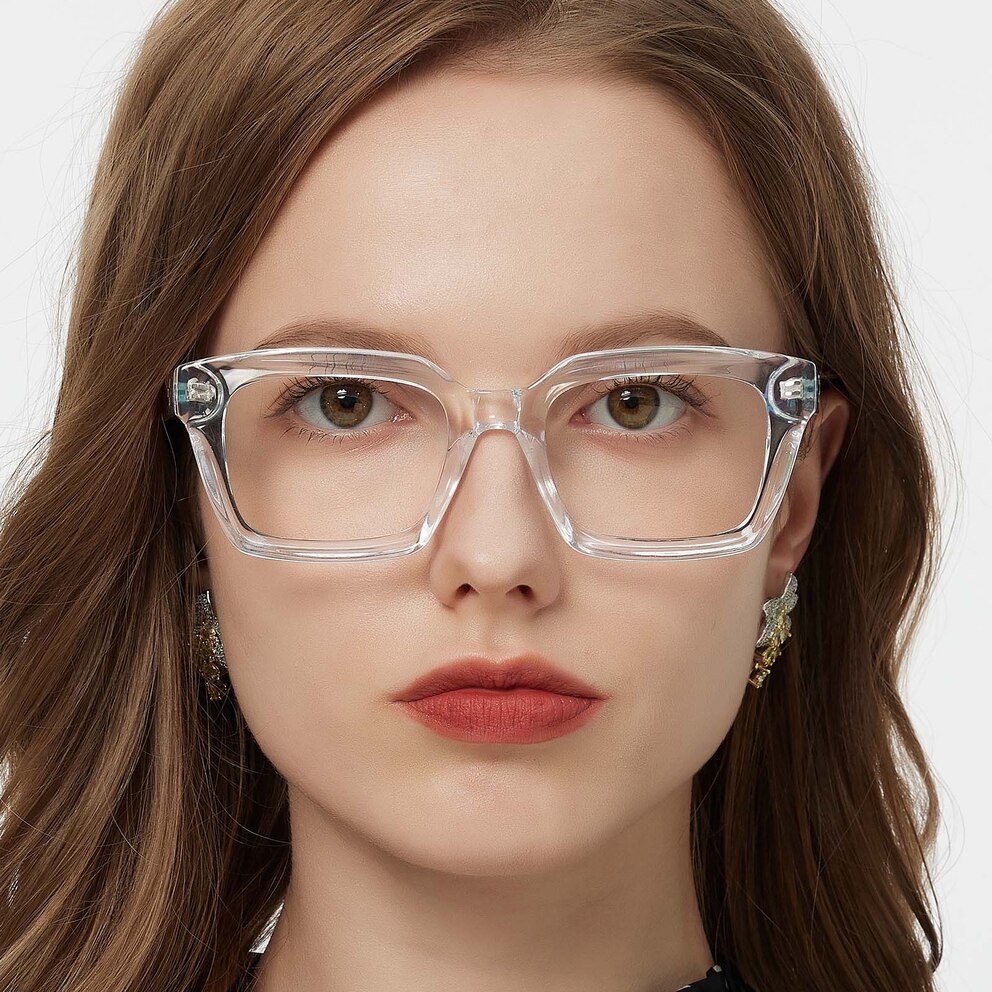 Diversity Rectangle - Crystal/Multicolor Eyeglasses