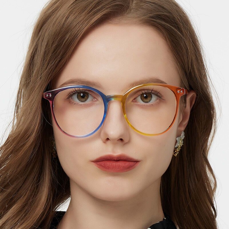 Pride Round - Multicolor Eyeglasses