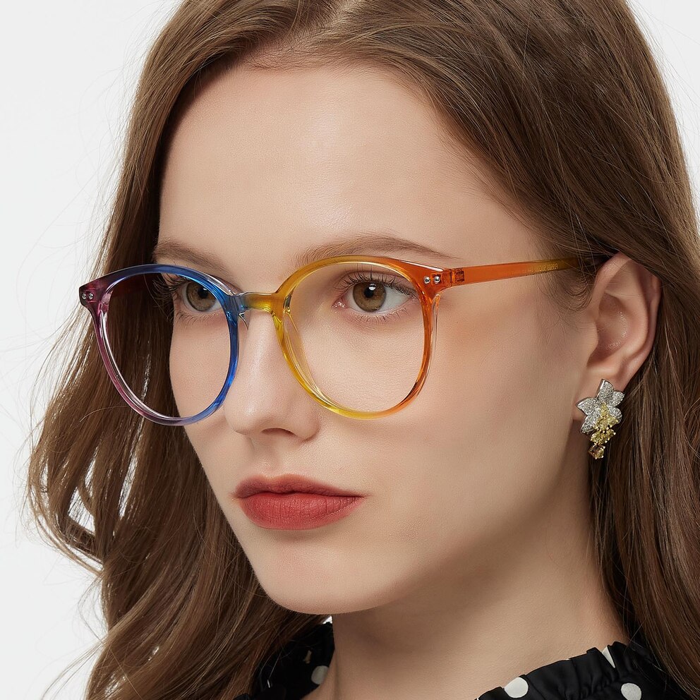 Pride Round - Multicolor Eyeglasses