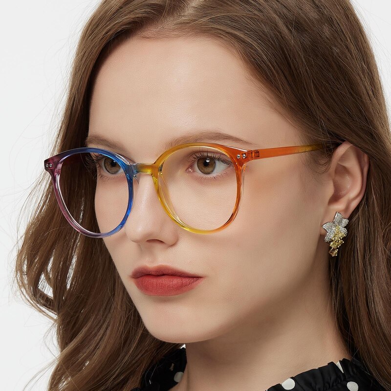 Pride Round - Multicolor Eyeglasses