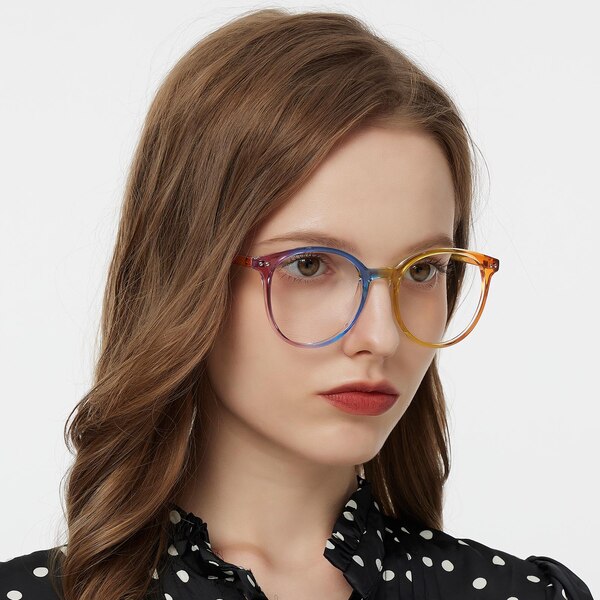 Pride Round - Multicolor Eyeglasses