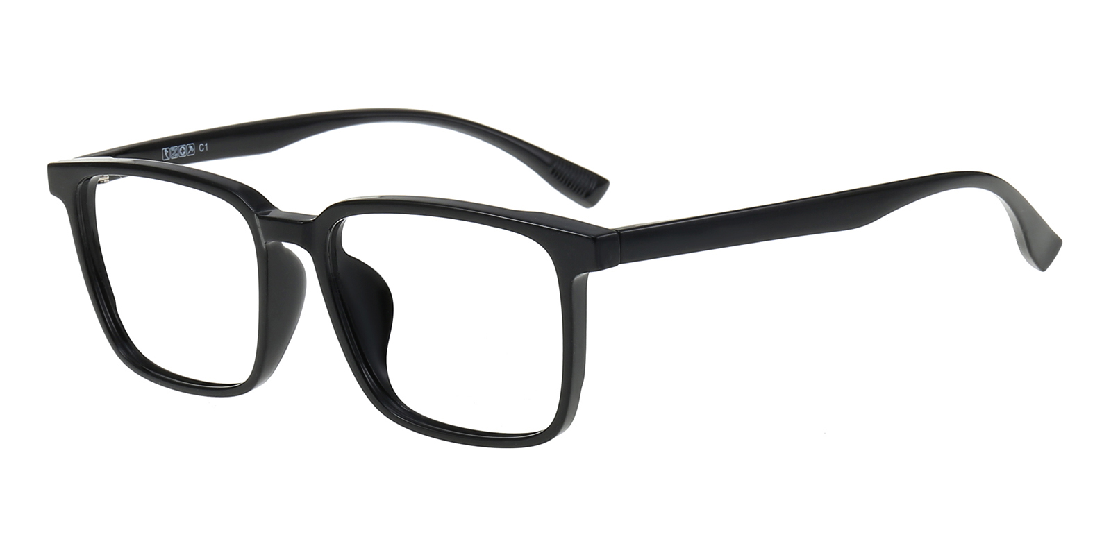 Baltimore Rectangle - Black Eyeglasses
