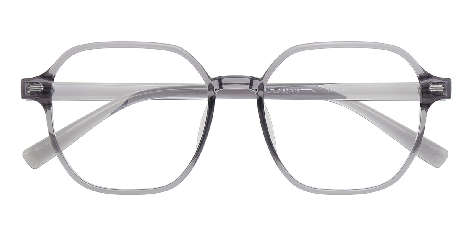 Cumberland Polygon Gray Eyeglasses | Glassesshop