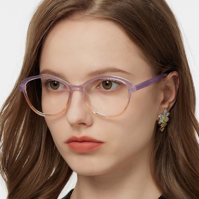 Frederick Cat Eye - Purple Eyeglasses