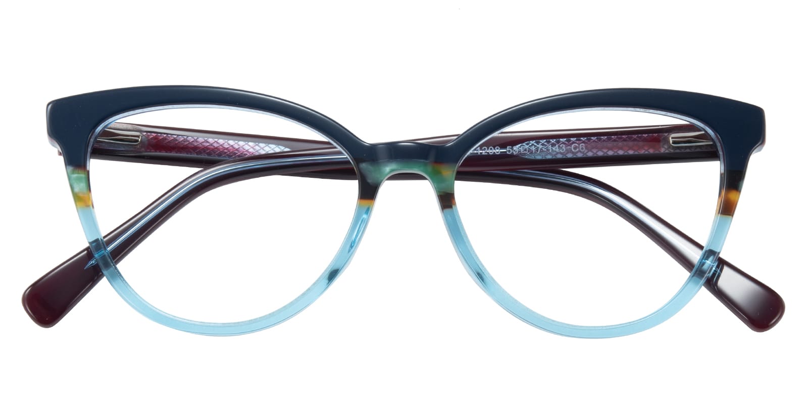 Martha Cat Eye - Blue Eyeglasses