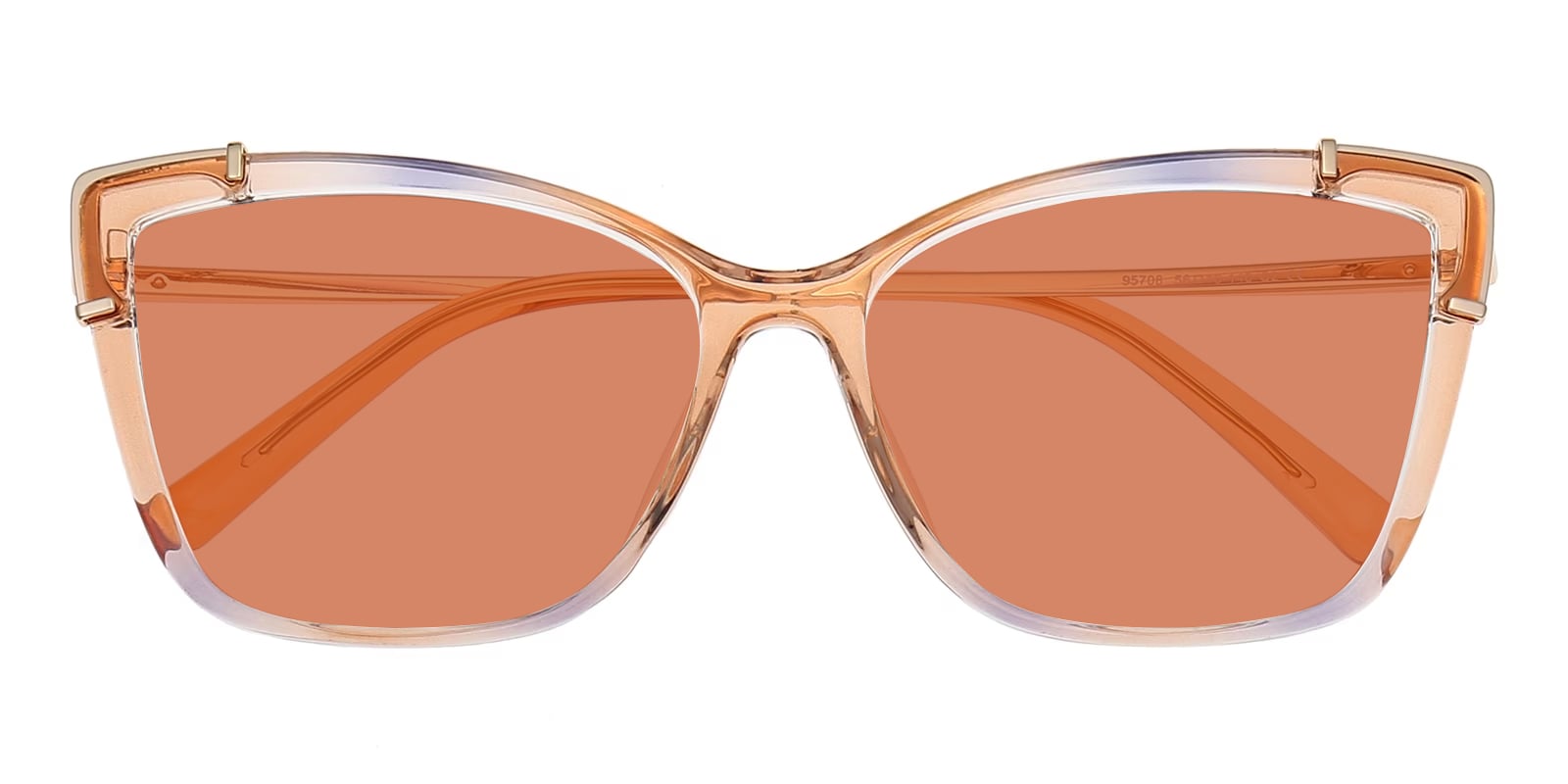 Victoria Cat Eye Orange Sunglasses | Glassesshop