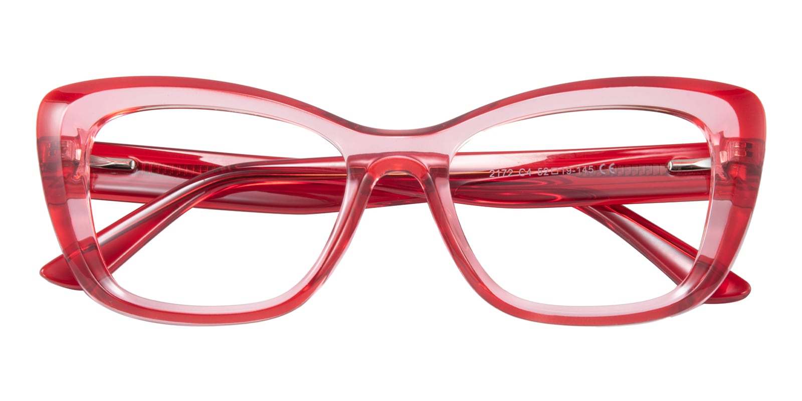 Helen Cat Eye Red Eyeglasses | Glassesshop