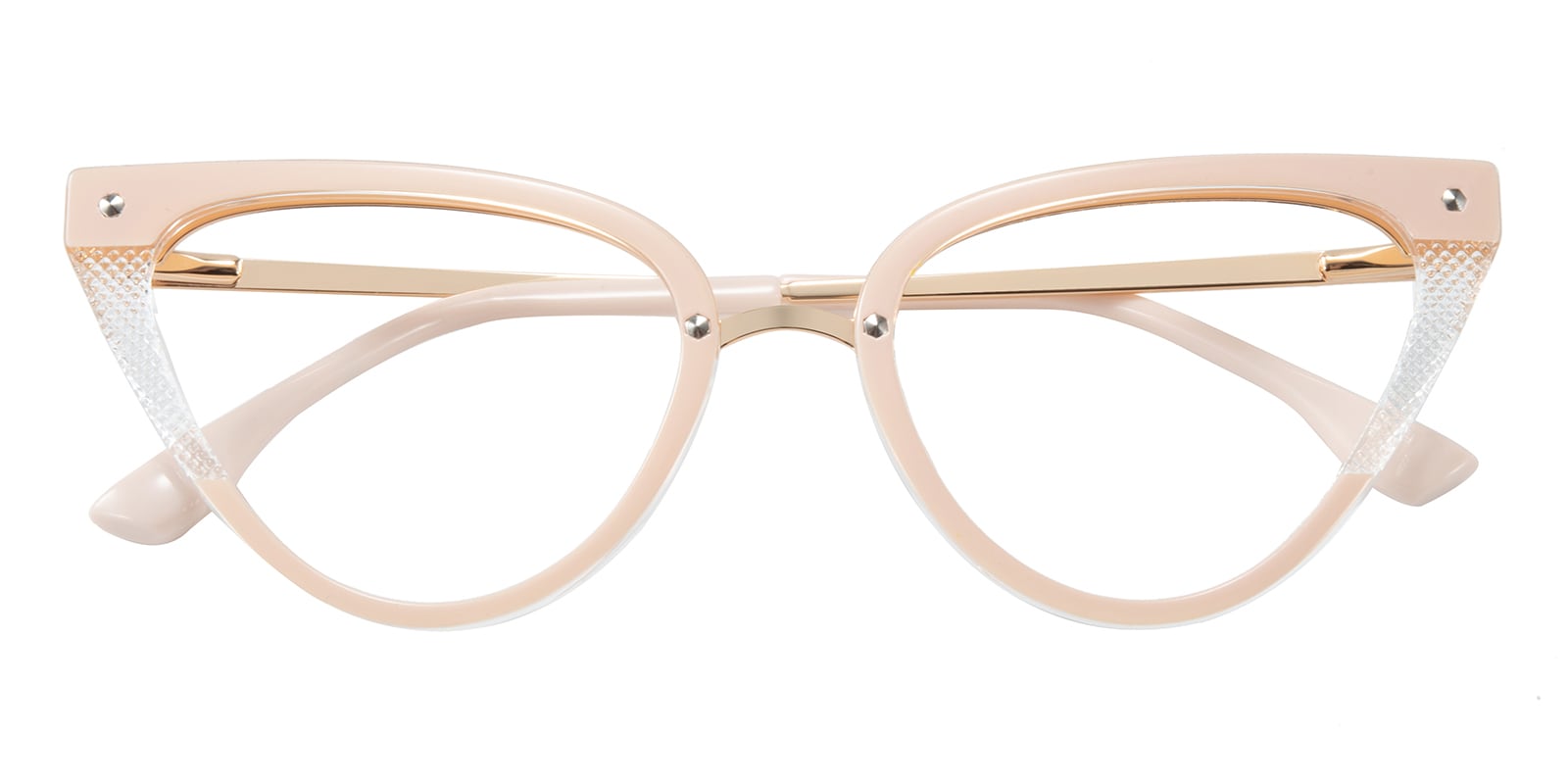 Natalie Cat Eye Cream Eyeglasses | Glassesshop