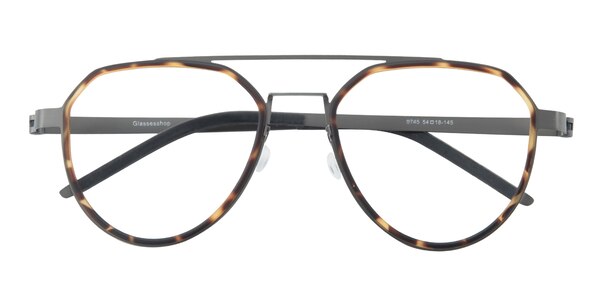 Aviator Prescription Glasses - Black Aviator - GlassesShop