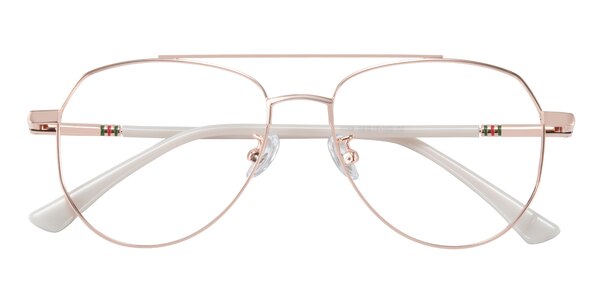 Rose Gold Prescription Glasses for Men and Women - GlassesShop