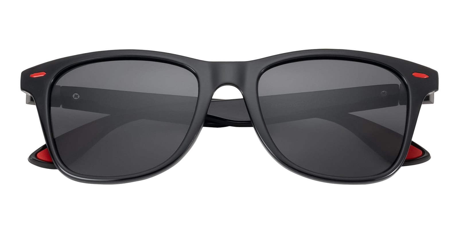 Shanks Rectangle Black Sunglasses | Glassesshop